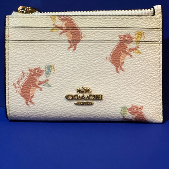Coach | Accessories | Coach Party Pig Mini Skinny Id Case | Poshmark